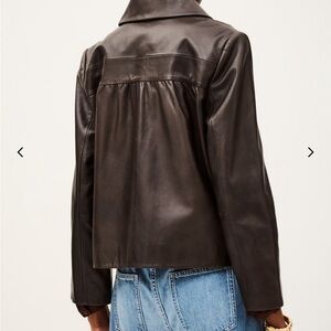ba&sh | Jackets & Coats | Bash Milos Jacket In Brown | Poshmark